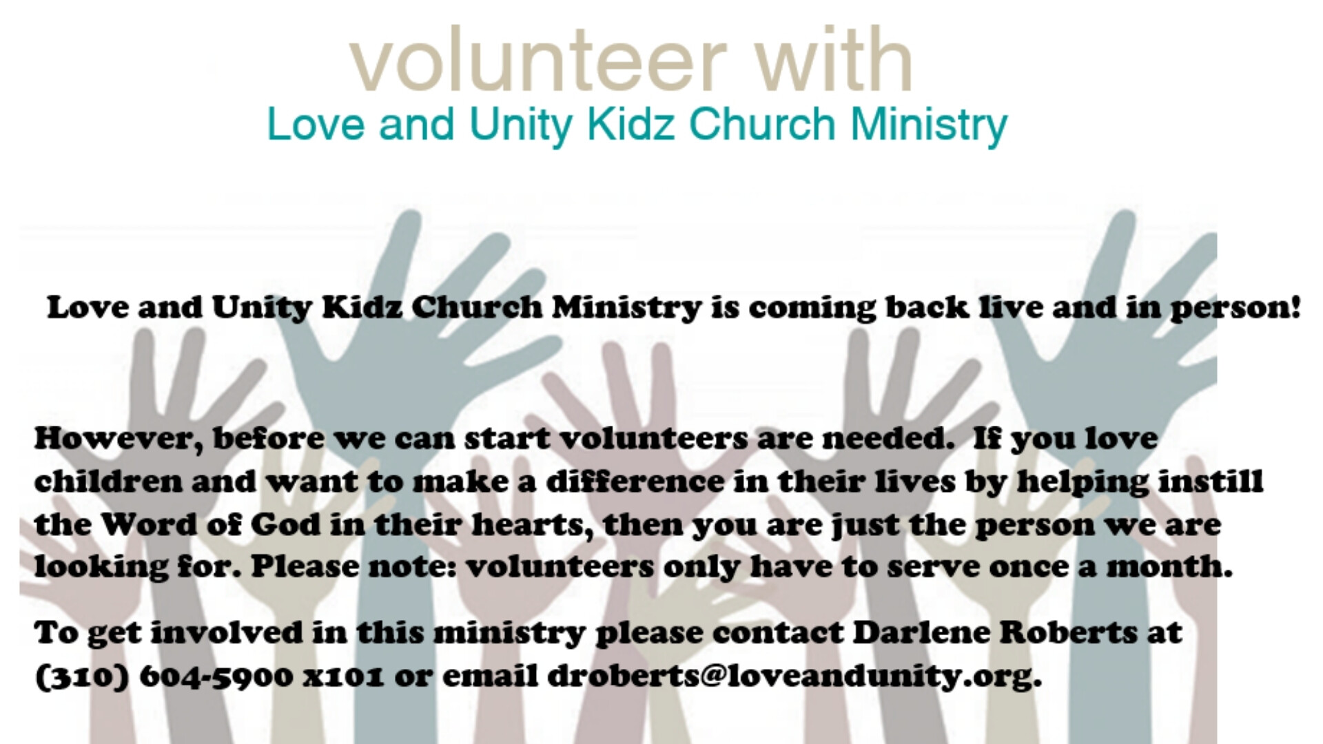 Love and Unity Christian Fellowship